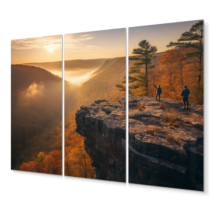 DesignArt Arkansas Whitaker Point II On Metal 3 Pieces Set - Wayfair Canada