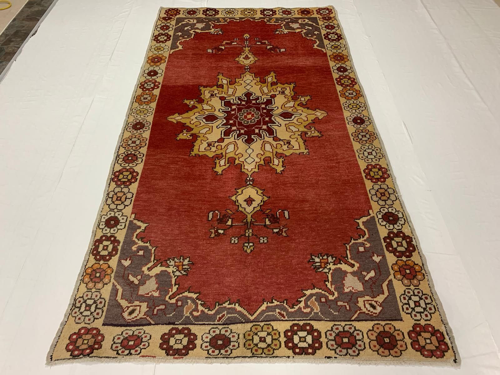 Bungalow Rose 5X9 Vintage Anatolian Distressed Turkish Dowry Tribal ...