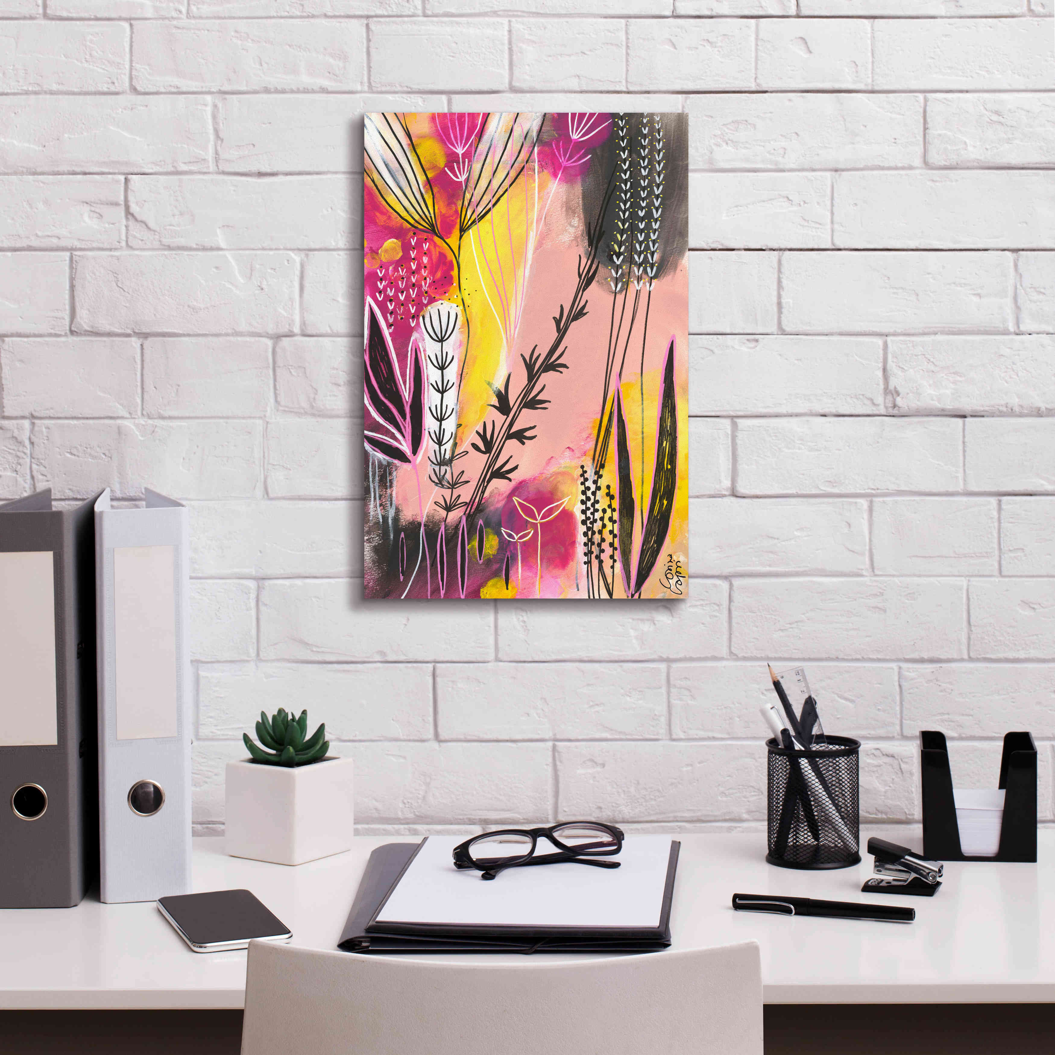 Red Barrel Studio® Epic Graffiti 'Spring In Pink By Corina Capri Gicl ...
