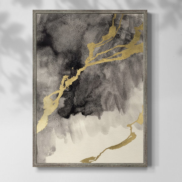 Wrought Studio " Graphite Wash I " | Wayfair