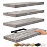 Sorbus Floating Shelves with Invisible Mounting Set of 4 "& Reviews ...