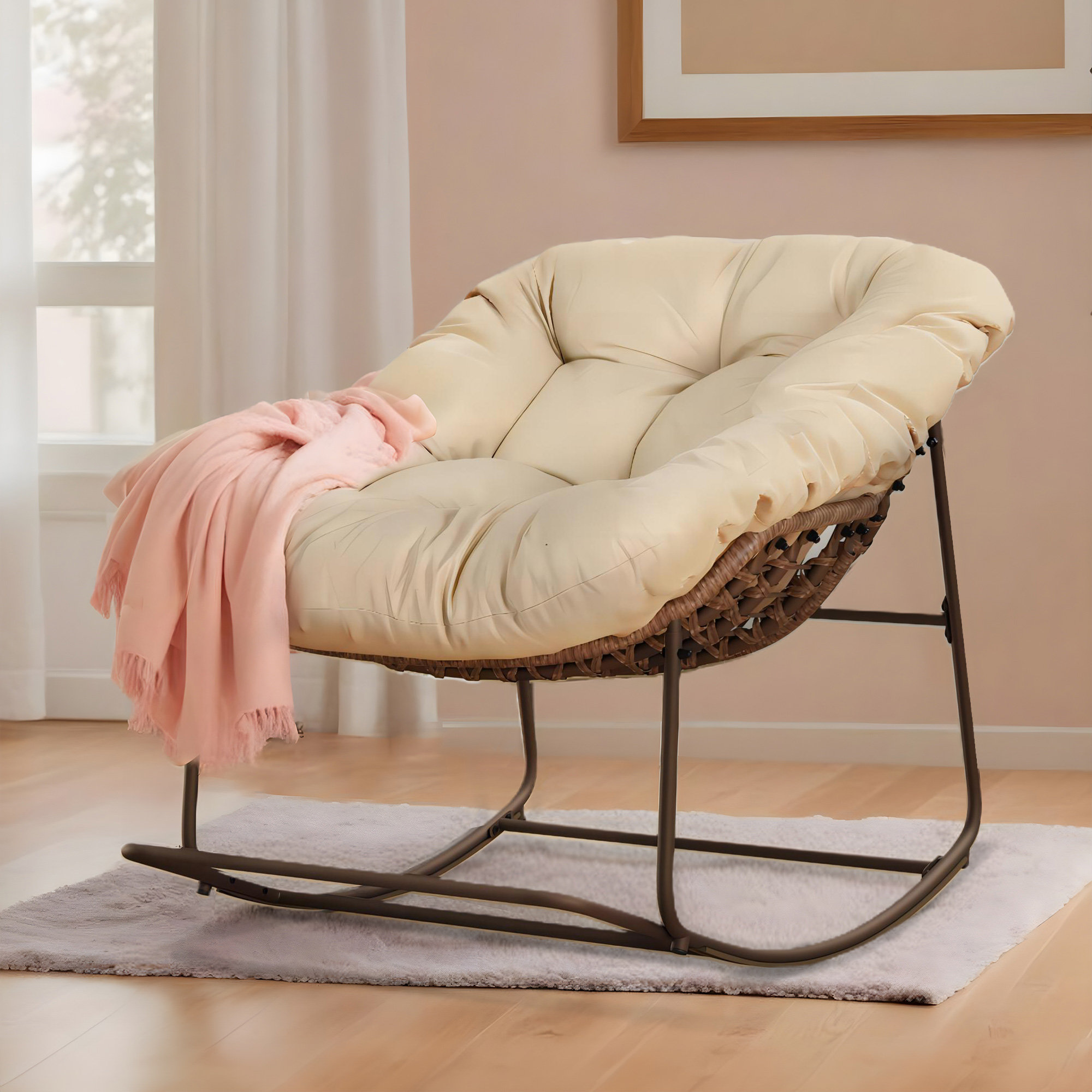 Bay Isle Home™ Aubreyella Outdoor Rocker Chair | Wayfair