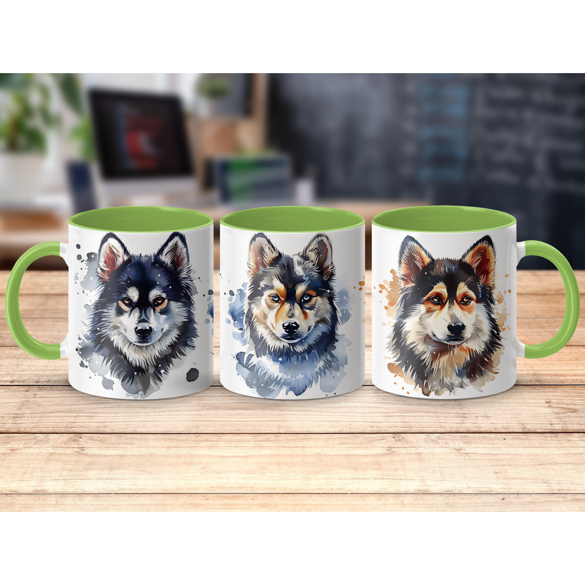 East Urban Home Set of 2 – Miniature Pinscher Design 11oz Coffee Mug ...