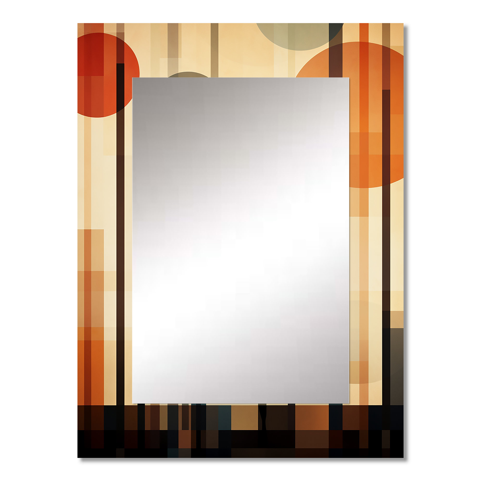 Latitude Run® Yellow and black geometric woman runway - Woman ...