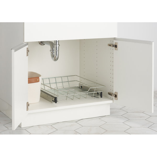 Trinity TRINTY PRO EcoStorage Chrome Steel Wire in Cabinet Sliding ...