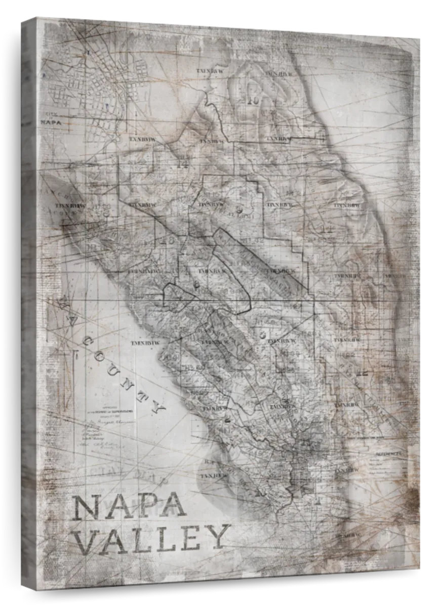 17 Stories Napa Valley Map - Wayfair Canada