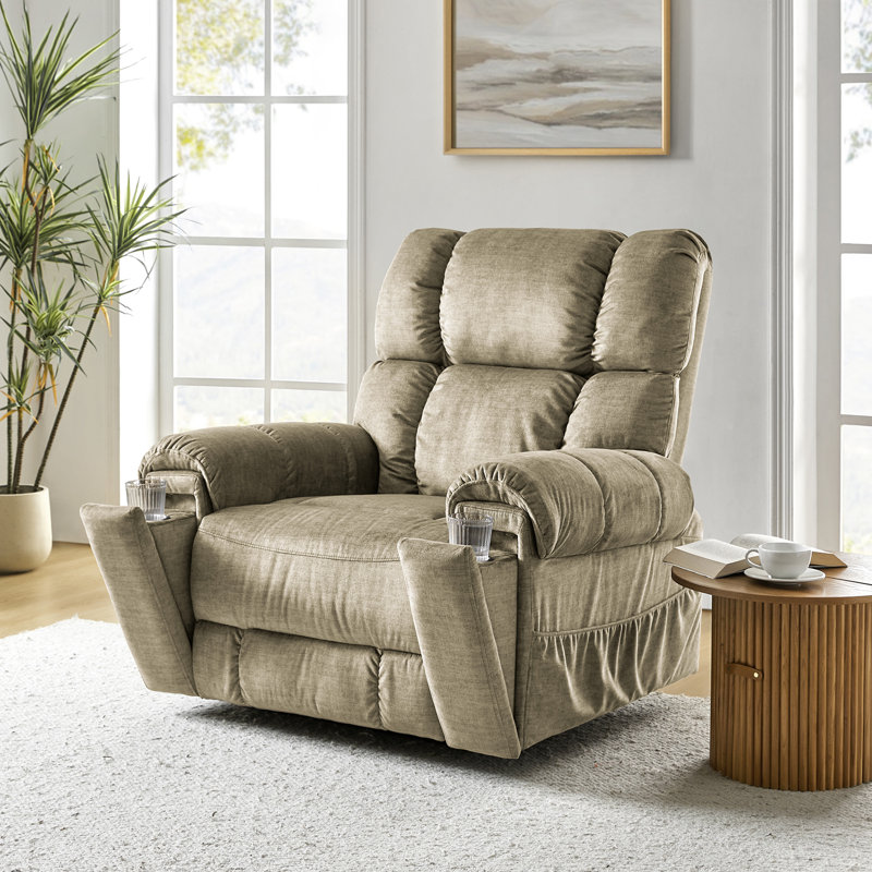 Latitude Run® Massouma Transitional Dual Motor Lift Assist Power Heated ...