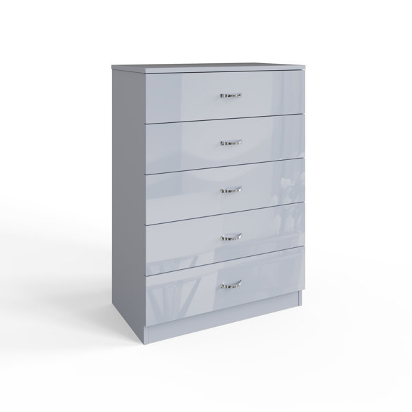 Zipcode Design Brendle 5 Drawer Chest Of Drawers: 70cm Wide - High ...