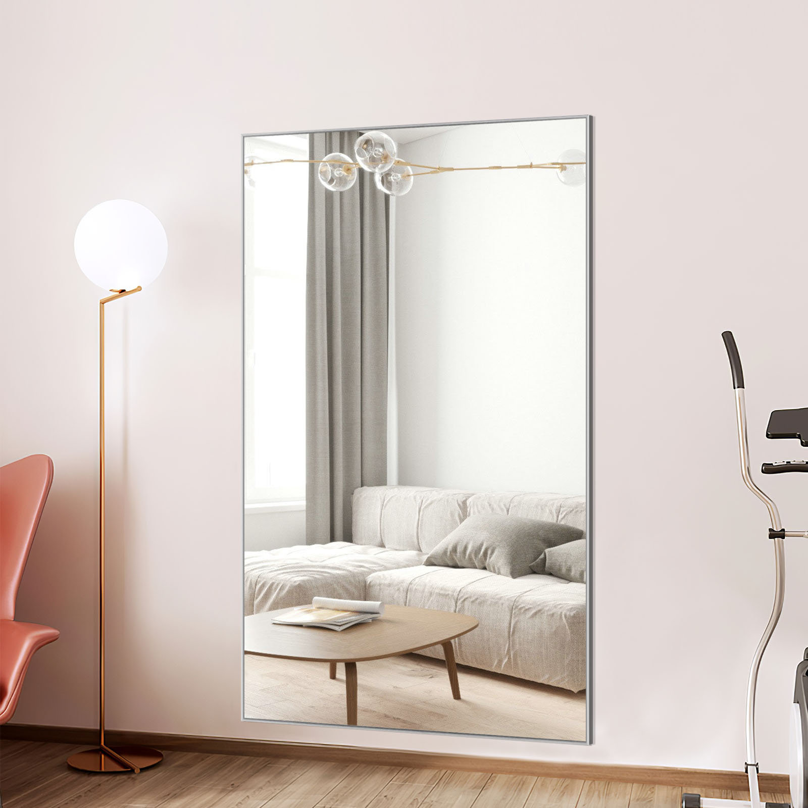 Hokku Designs Latric Metal Rectangle Mirror | Wayfair