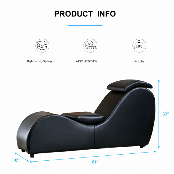 Wrought Studio™ Yoga Chaise Lounge, Yoga Chairs For Adults Stretching ...