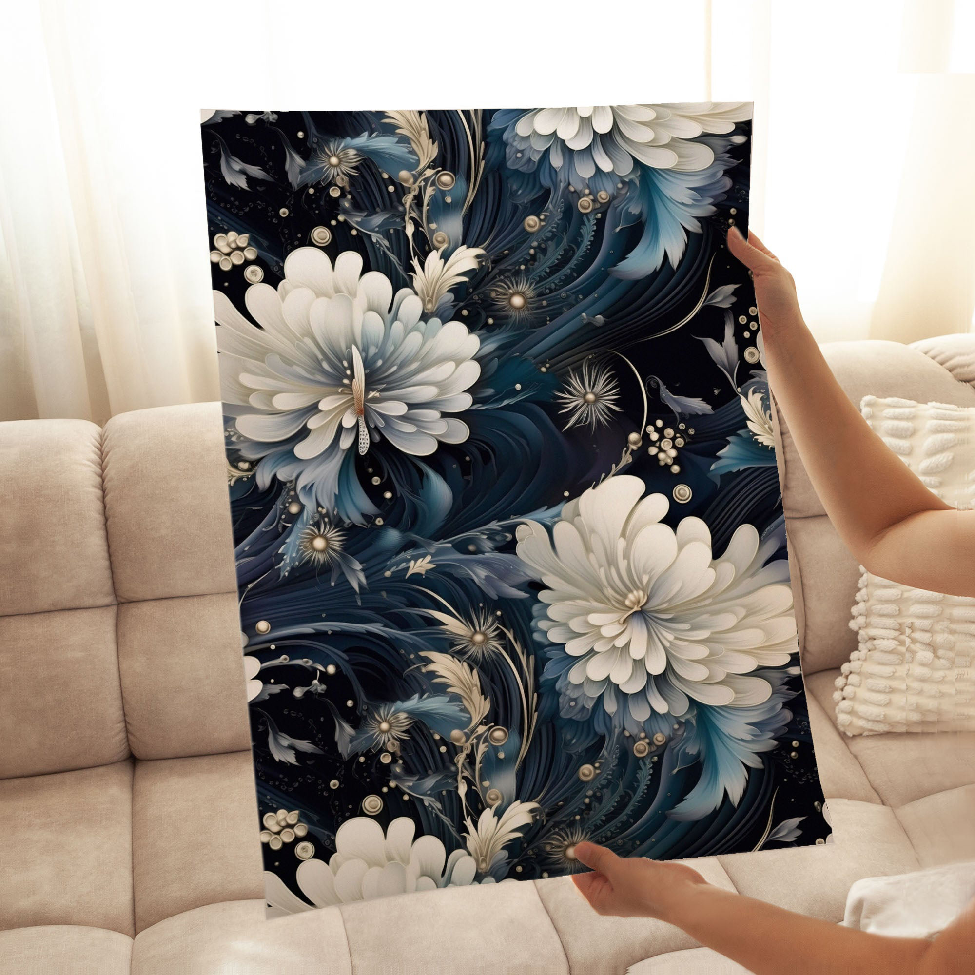 Winston Porter Floral Floral Symphony III Classical Unframed Art Print ...