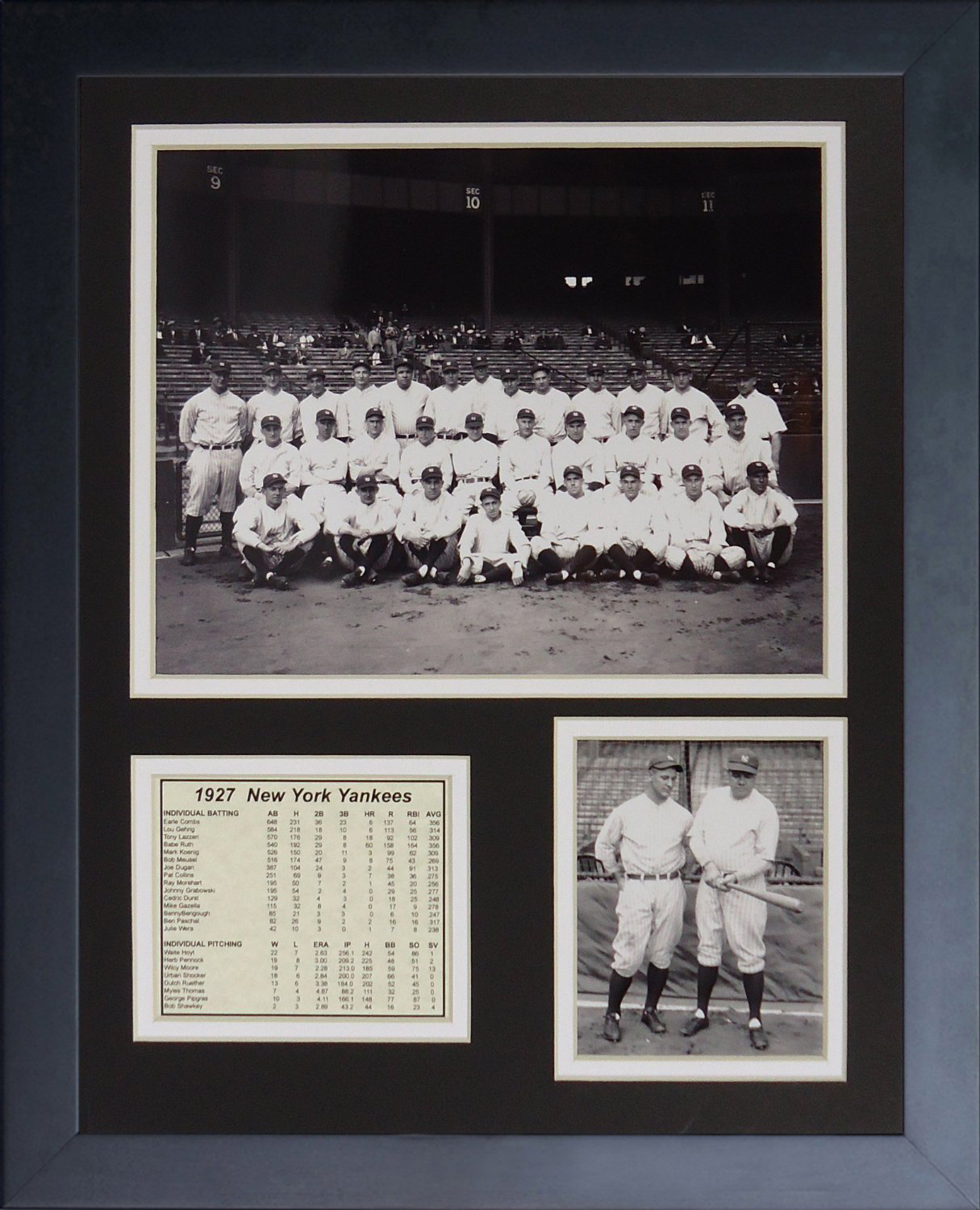 Legends Never Die 1927 New York Yankees Framed Memorabilia & Reviews ...