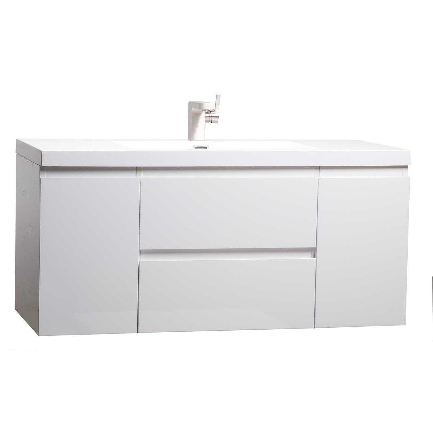 CBI 47.2'' Single Bathroom Vanity with Resin Top | Wayfair