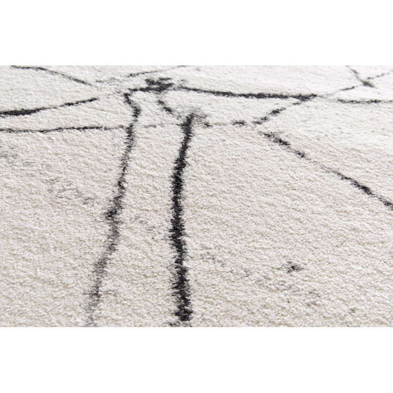 Mercury Row Heider Marble Print Grey/Cream Rug & Reviews | Wayfair.co.uk