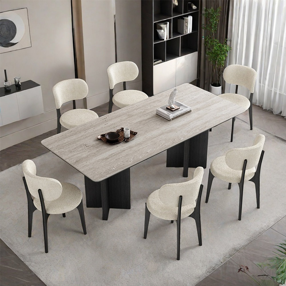 ZKuylo French vintage high-end dining table set | Wayfair