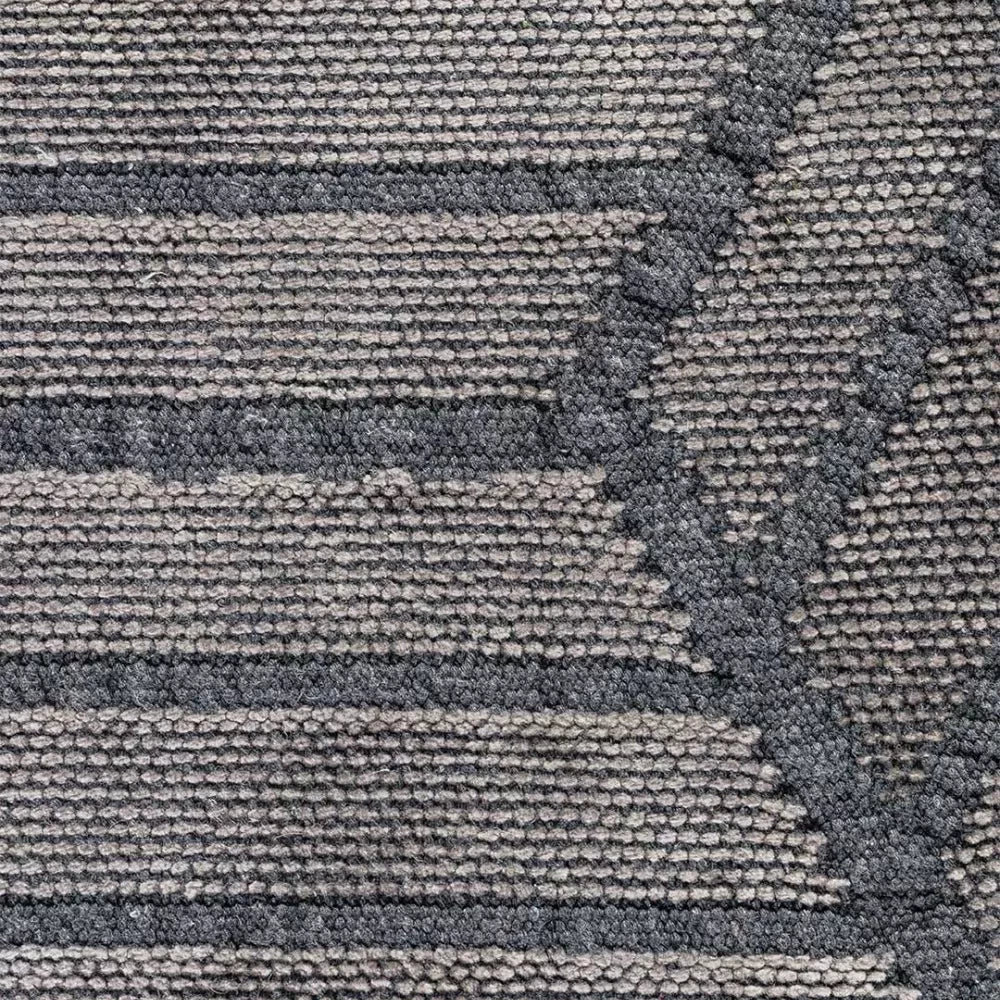 Ivy Bronx Trzin Light Grey Geometric Cotton Machine Made Area Rug | Wayfair