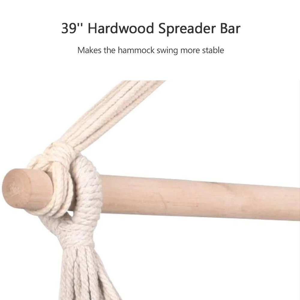 Dakota Fields Chatoya Hammocks Hanging Rope Hammock Chair Swing Seat ...