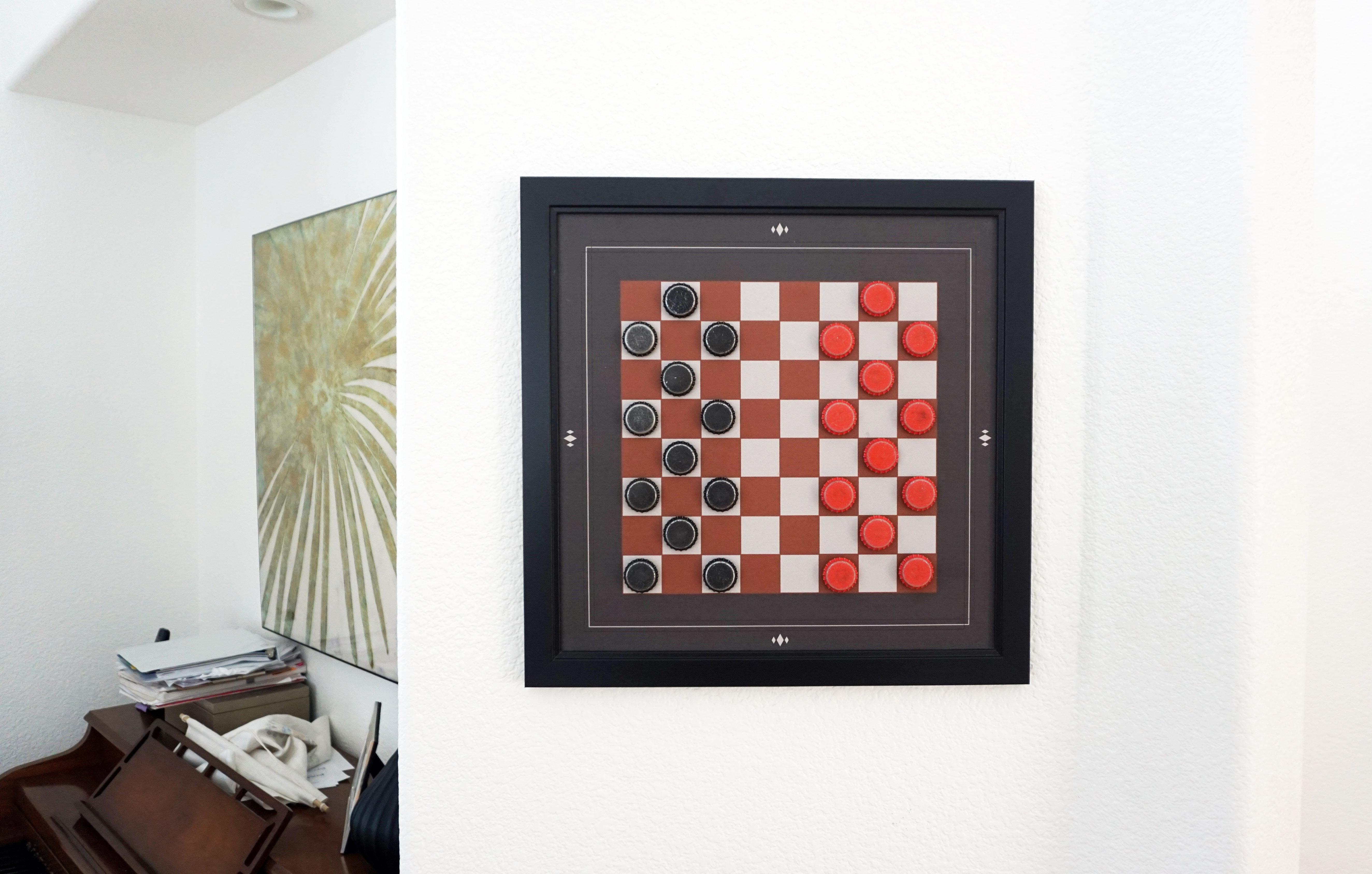 Red Barrel Studio® Magnetic Checkers Game-Modern - Print | Wayfair