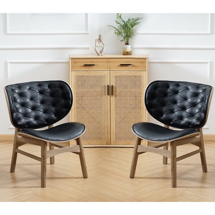 Corrigan Studio® Libny Faux Leather Side Chair | Wayfair