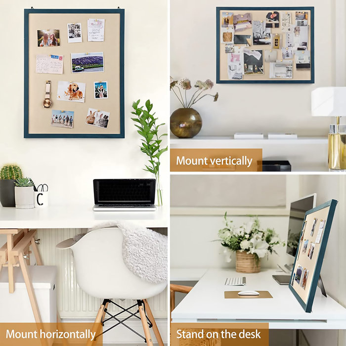 Latitude Run® Fabric Bulletin Board | Wayfair