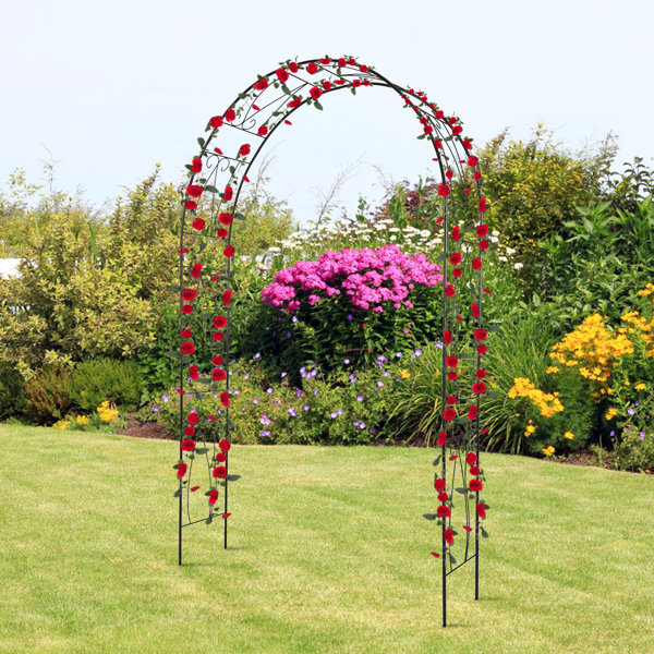 Kinbor 60" W x 13" D Metal Arbor & Reviews | Wayfair