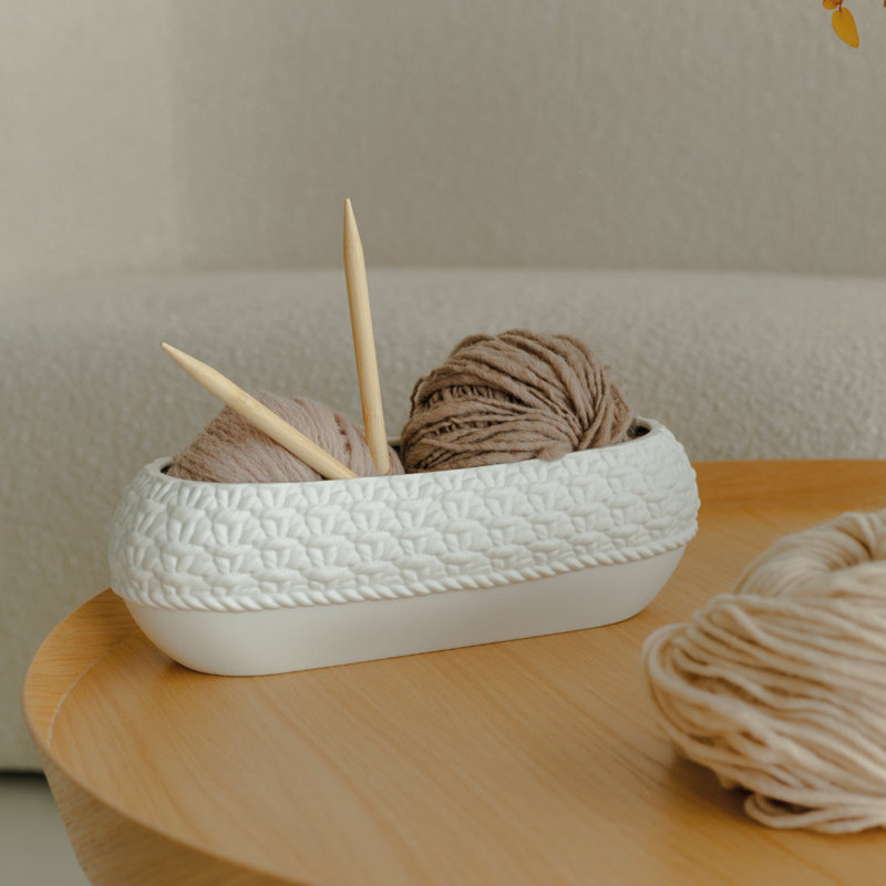 Räder Knit Porcelain Oval Bowl / Tray | Wayfair