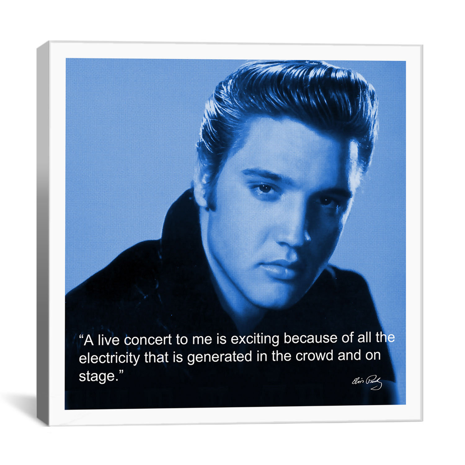 Winston Porter Elvis Presley Quote Photographic Print on Canvas ...