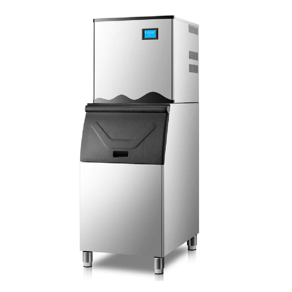 Winado 400 Lb. Daily Production Cube Clear Ice Freestanding Ice Maker ...