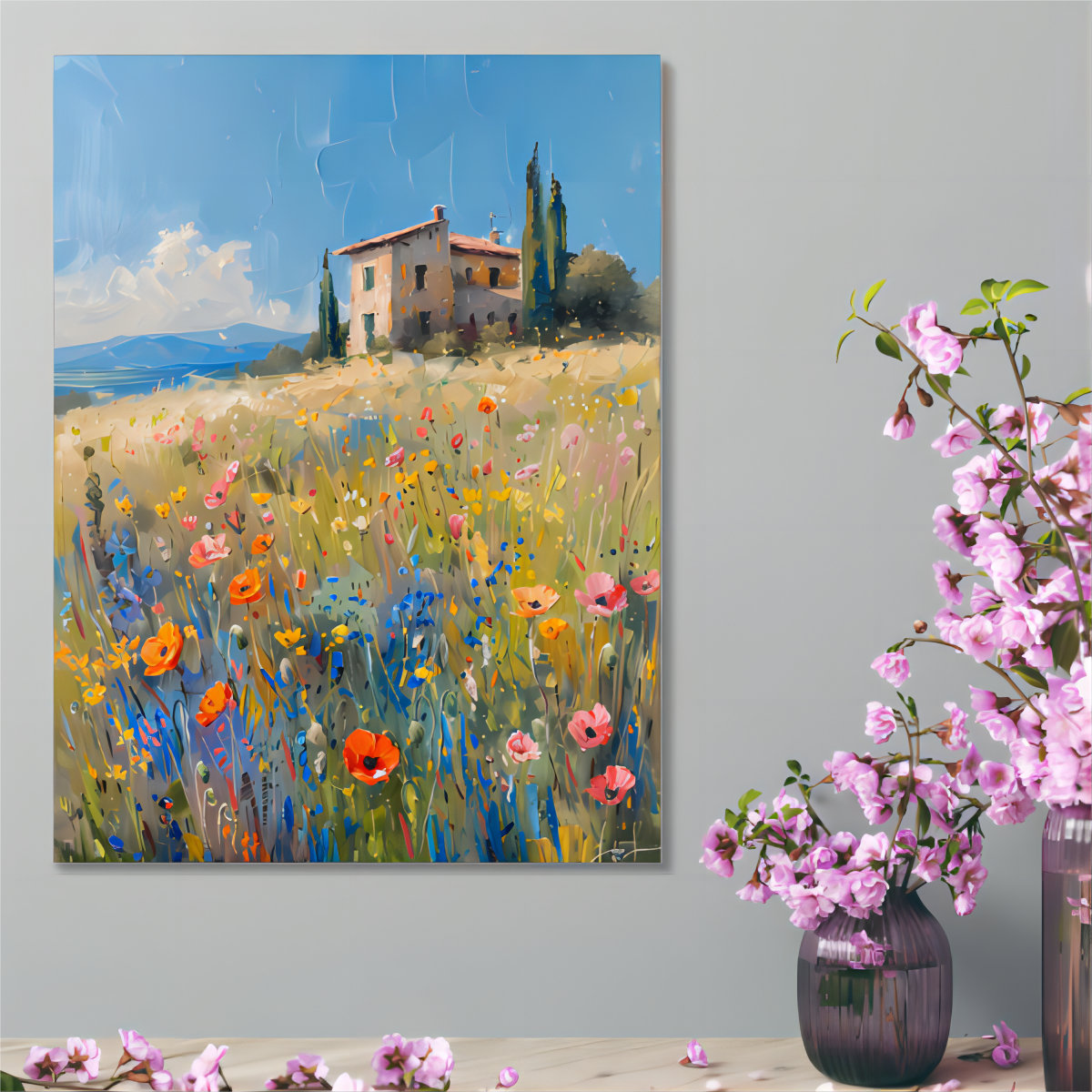Rosalind Wheeler "Beautiful & Mysterious Poppy Flower Canvas Art" | Wayfair