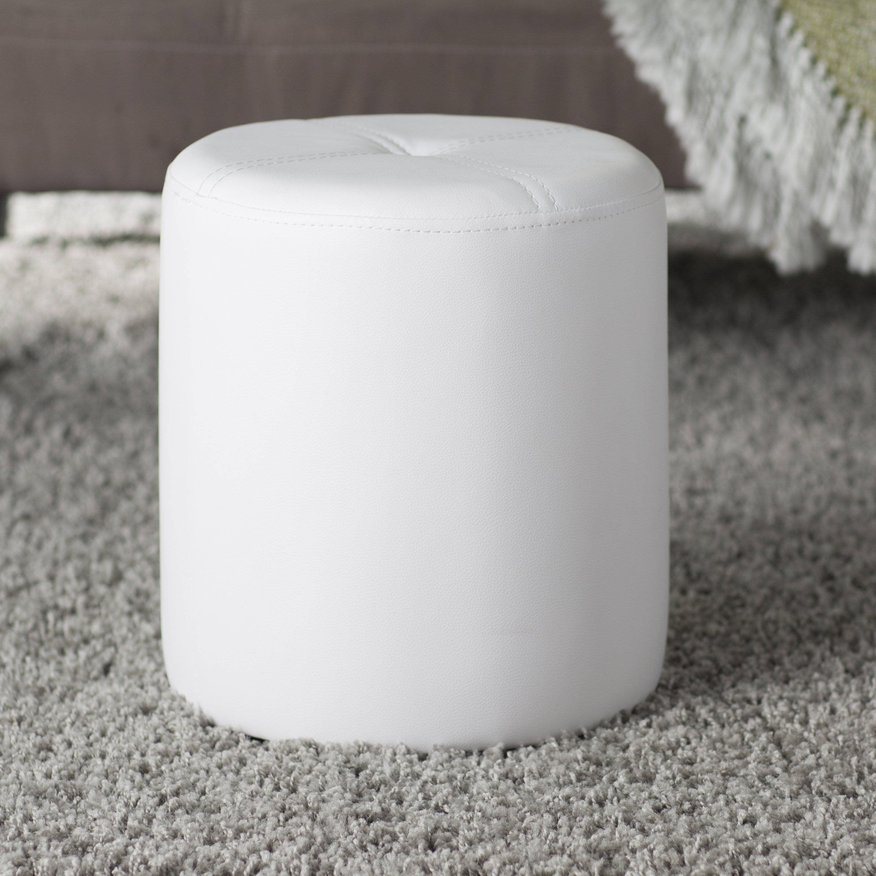 Winston Porter Bonsallo Plastic Round Accent Stool & Reviews | Wayfair