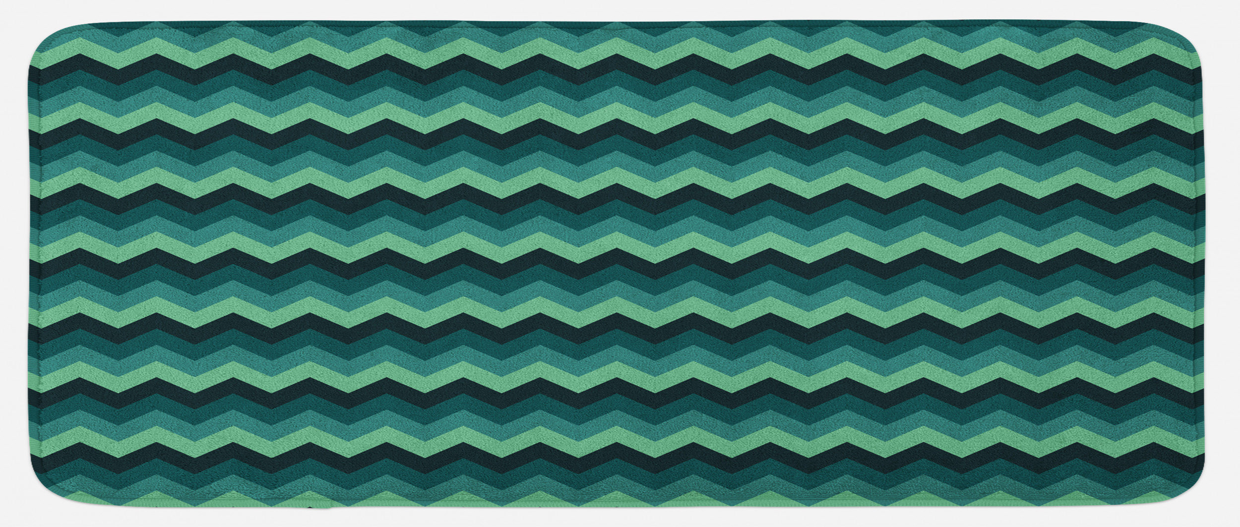 chevron pattern mint green