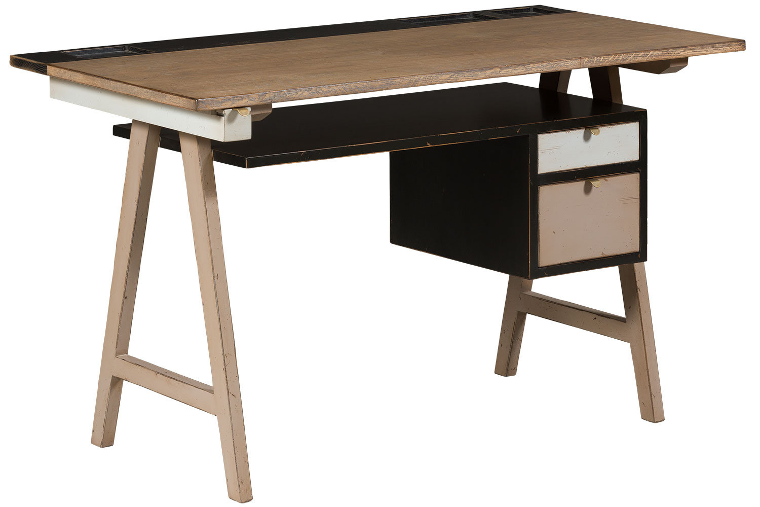 Michel Ferrand Contremaitre Solid Wood Writing Desk | Wayfair