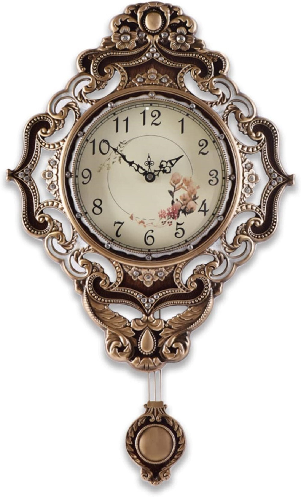 House of Hampton® Wall Clock With Pendulum,European Victoria Mid ...