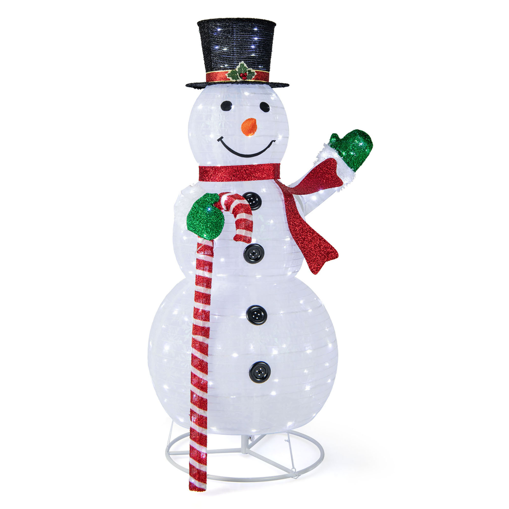 Ophelia & Co. 5ft Lighted Christmas Snowman Outdoor Pop-up Snow Man W ...