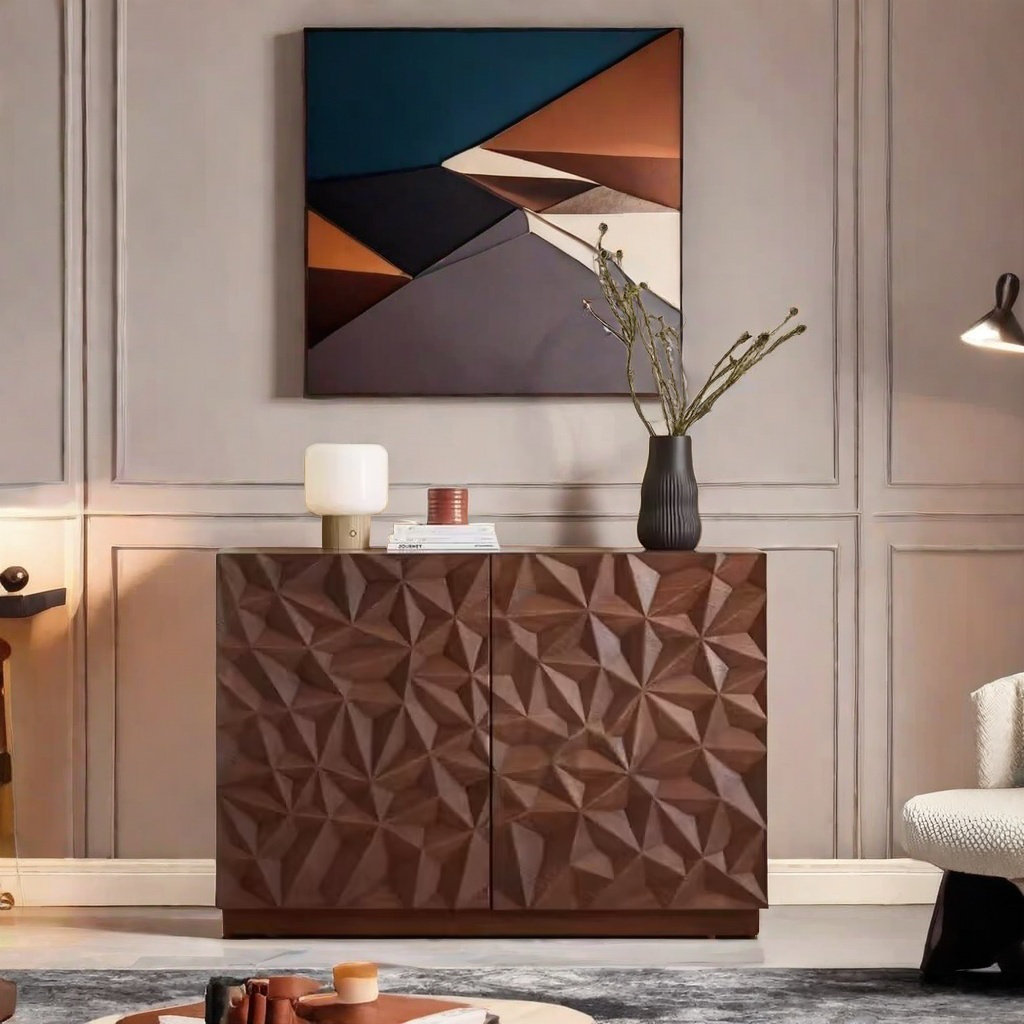 Atta Avenue Simple Living Room Multi-Functional Accent Cabinet | Wayfair