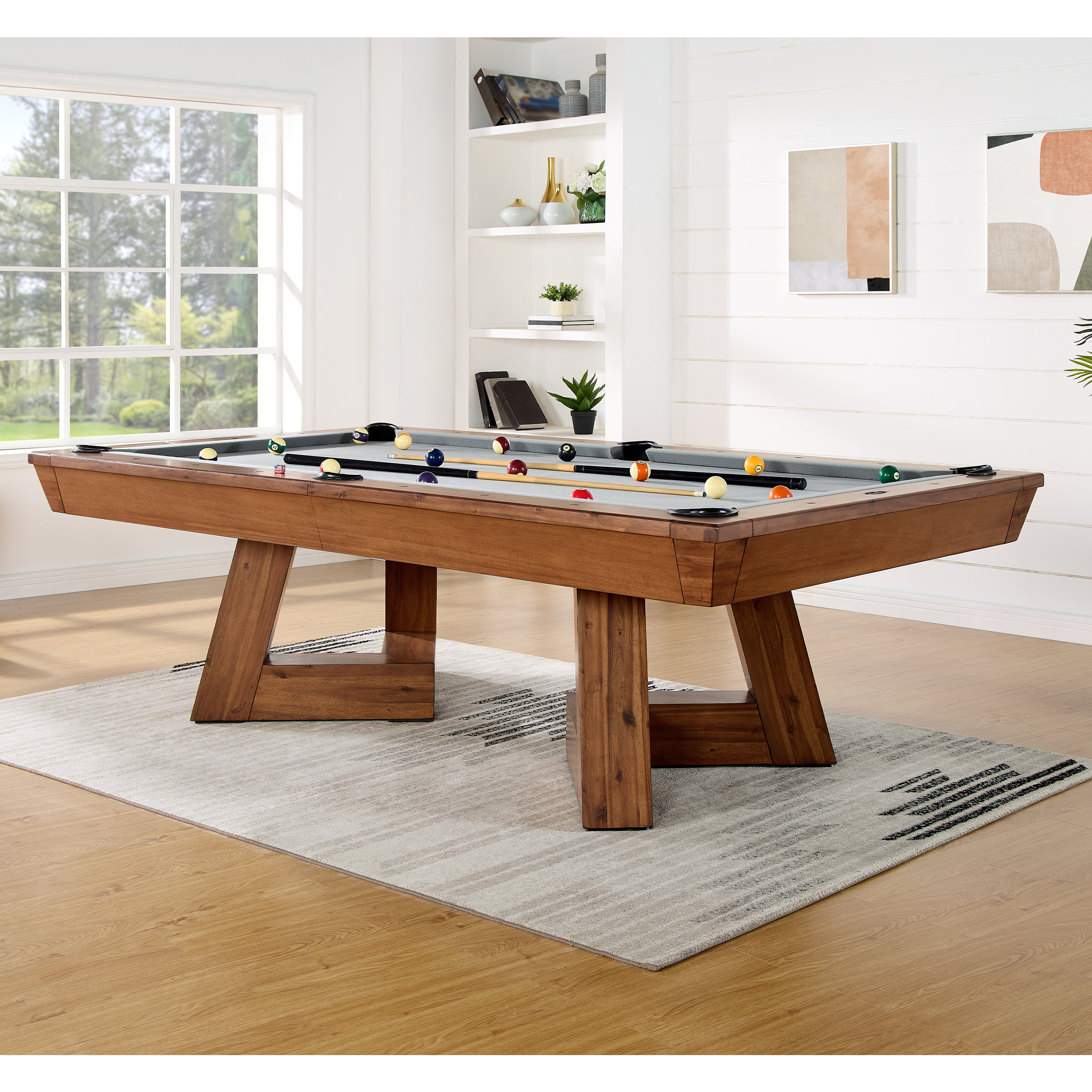 Imperial 8' Aris Pool Table-Contemporary Design-Includes Professional ...