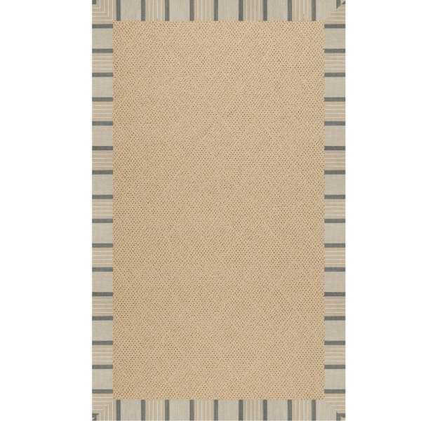 Bay Isle Home Aanis Power Loomed Wool Beige Indoor/Outdoor Rug | Wayfair