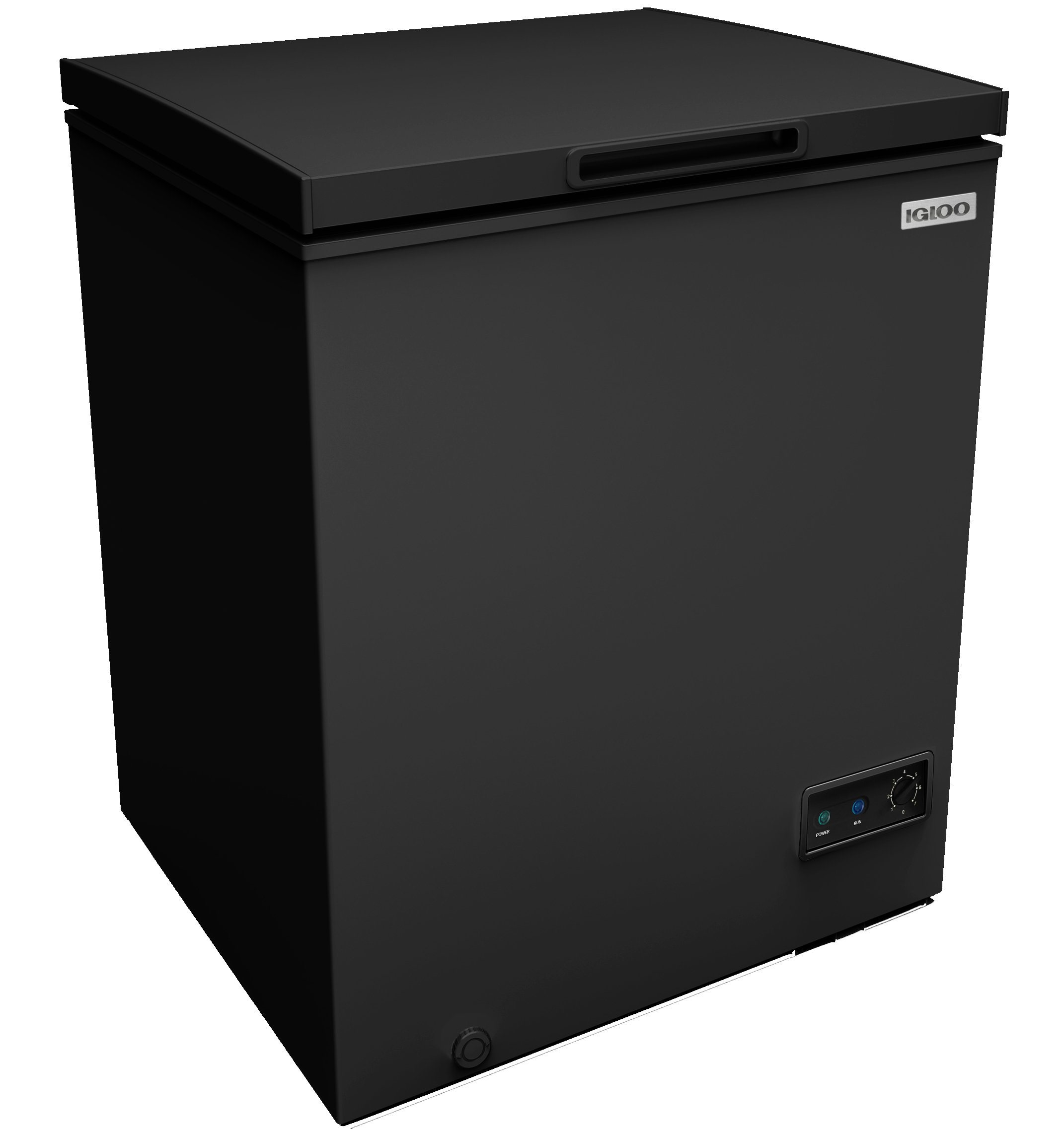 Igloo 5 Cubic Feet Chest Freezer with Adjustable Temperature Controls ...