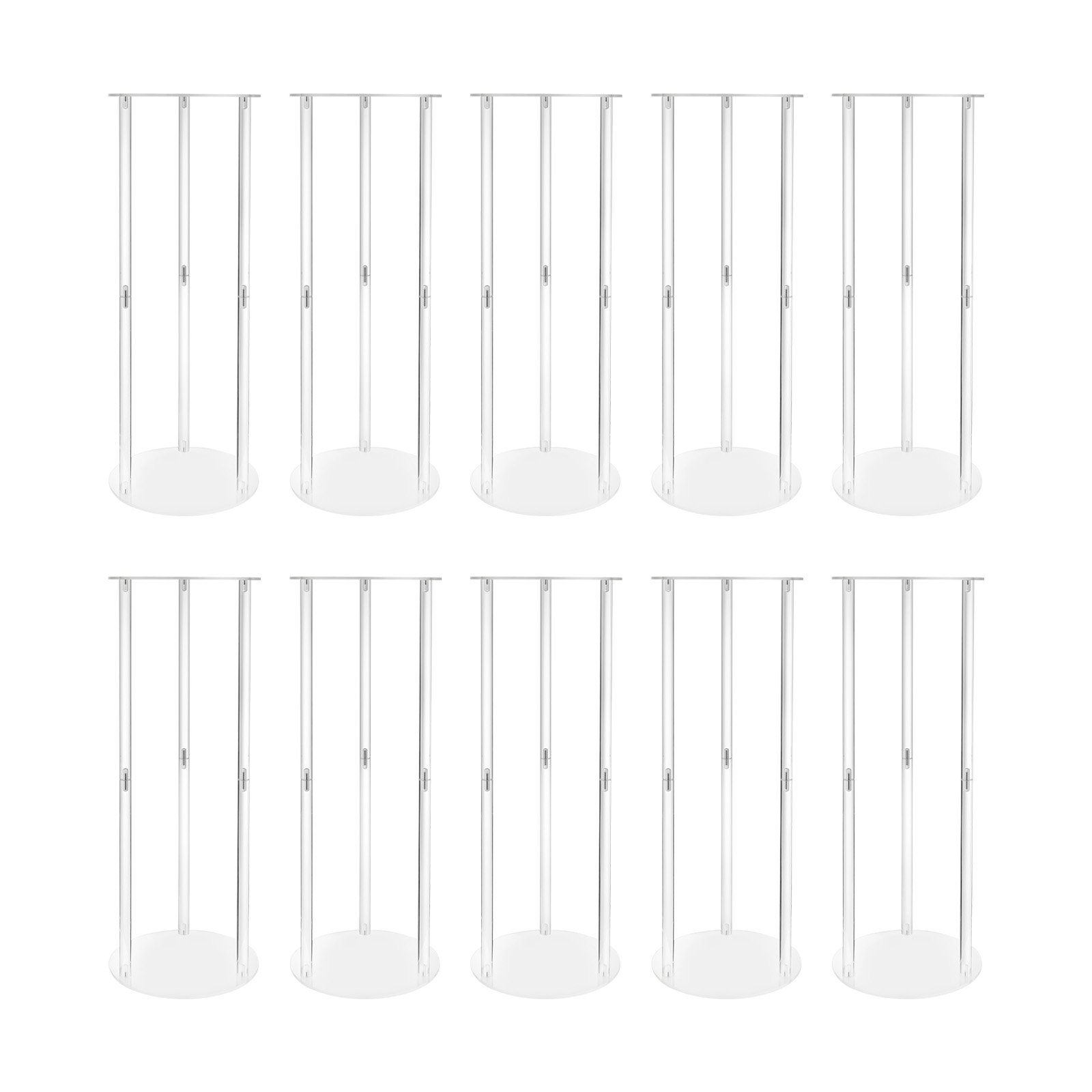 YaoTown Acrylic Flower Centerpiece Vase Flowers Stands Weddings ...