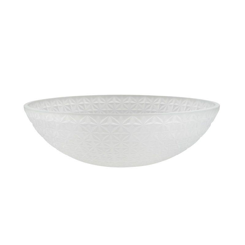Mercer41 3.625" H x 11.875" W Glass Bowl Lamp Shade ( Screw on ) in ...