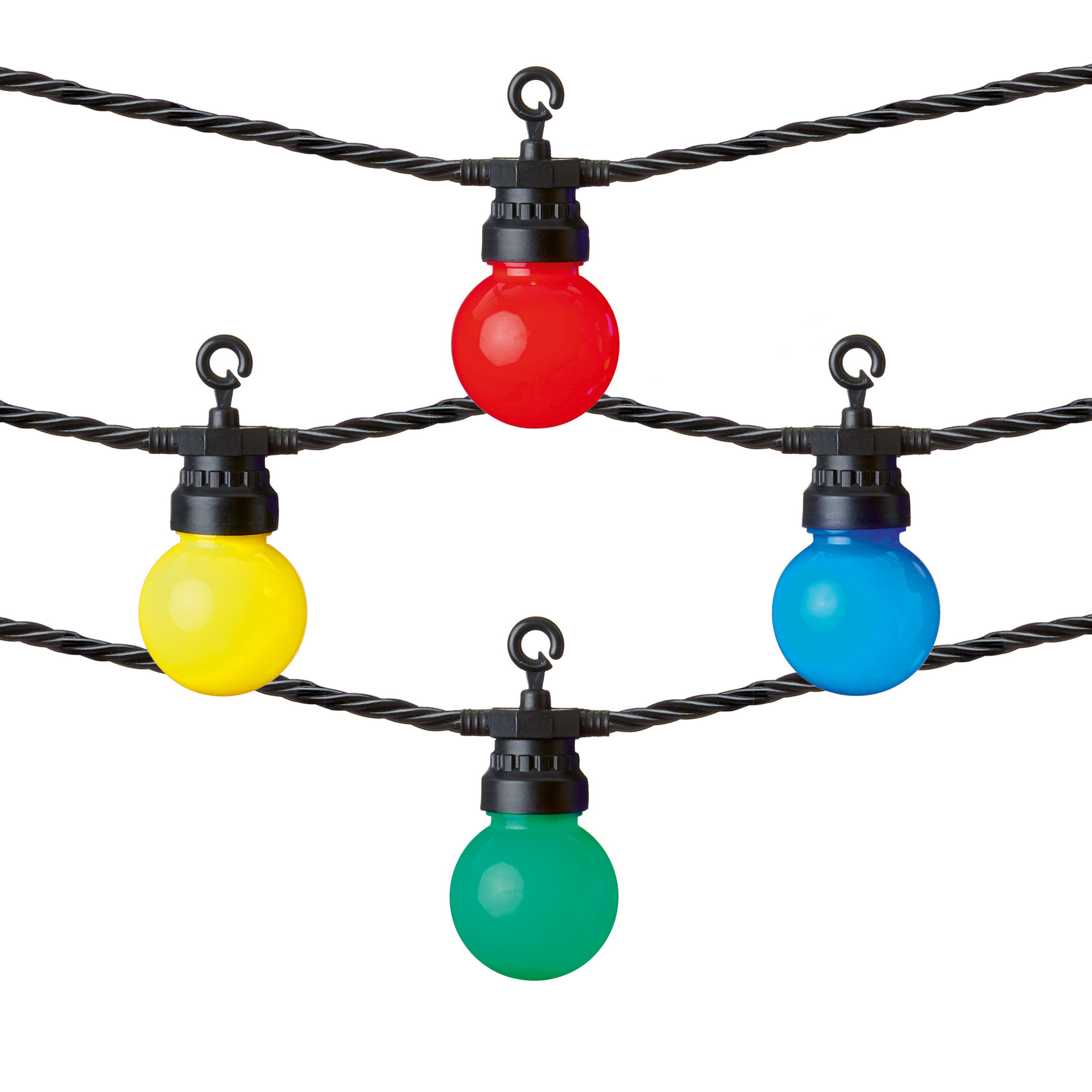 Premier Decorations Ltd 20 Bulb Multi Action Battery Operated Party ...