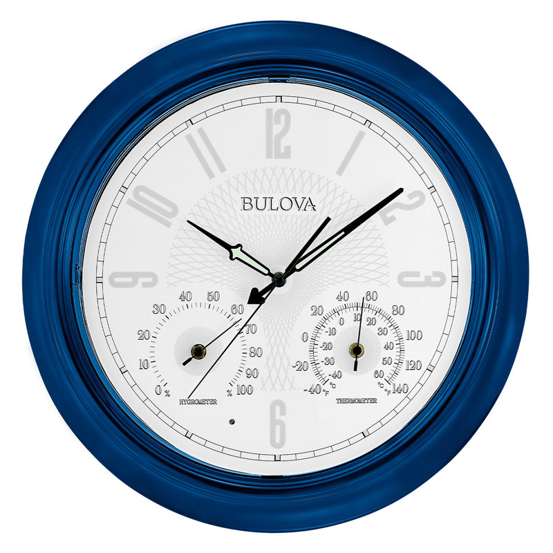 Bulova Tiverton 16" Wall Clock | Wayfair