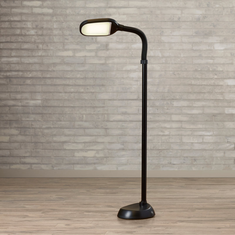Lavish Home Sunlight 60" LED Task Floor Lamp - Full Spectrum Natural ...