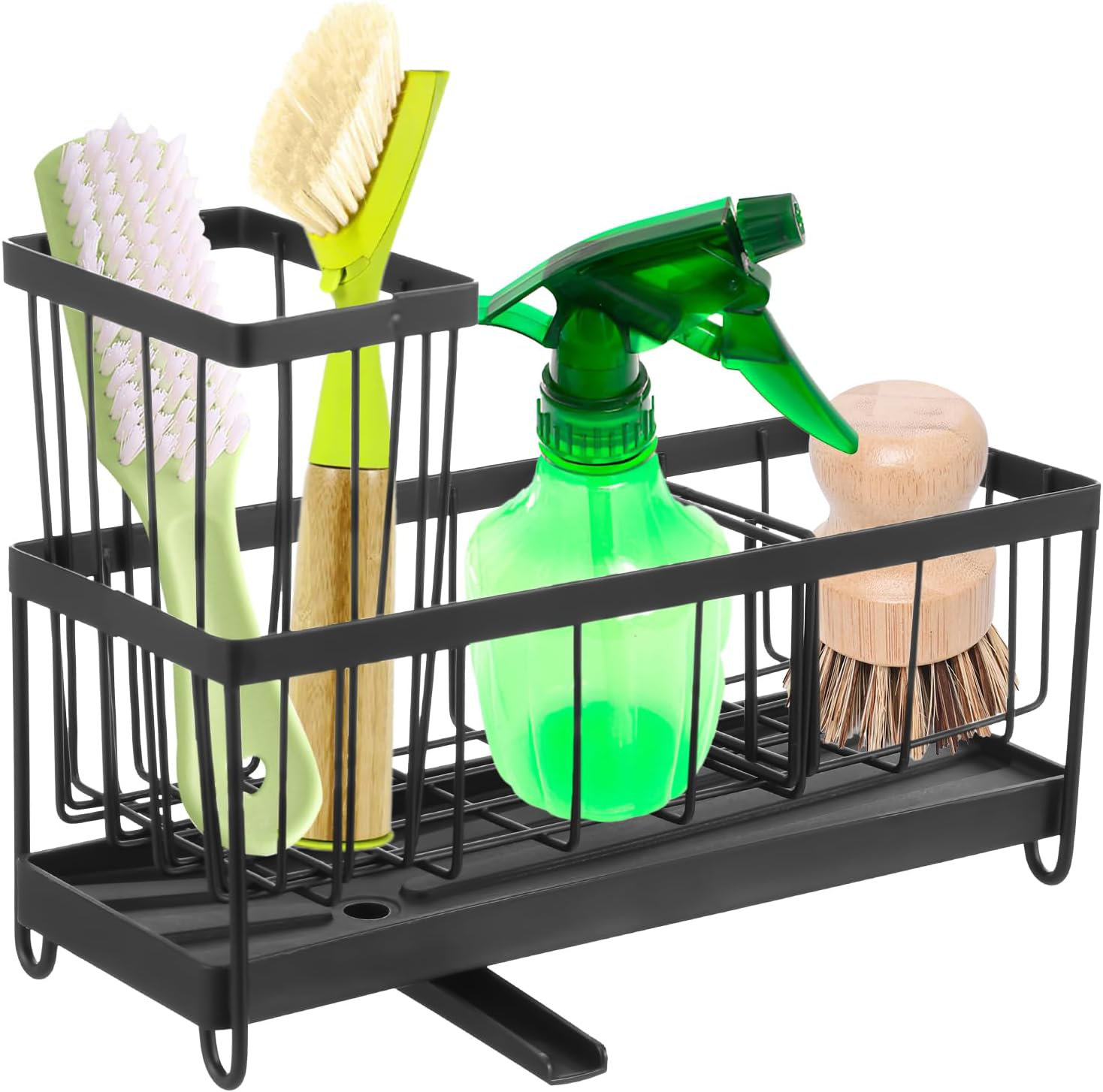 WKING Stainless Steel Sponge Holder For Kitchen Sink, Rotatable Sink ...