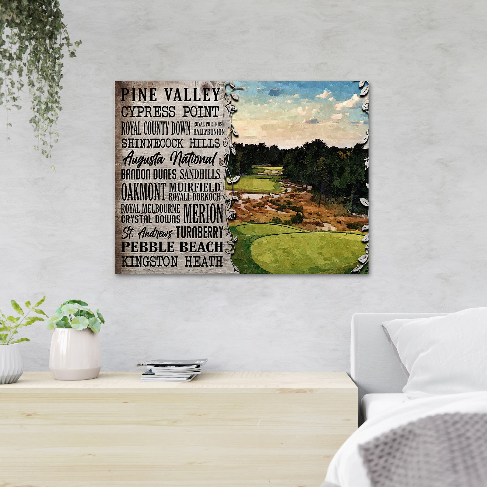 Trinx Golf Course - Names Of Golf Clubs - 1 Piece Rectangle Graphic Art ...