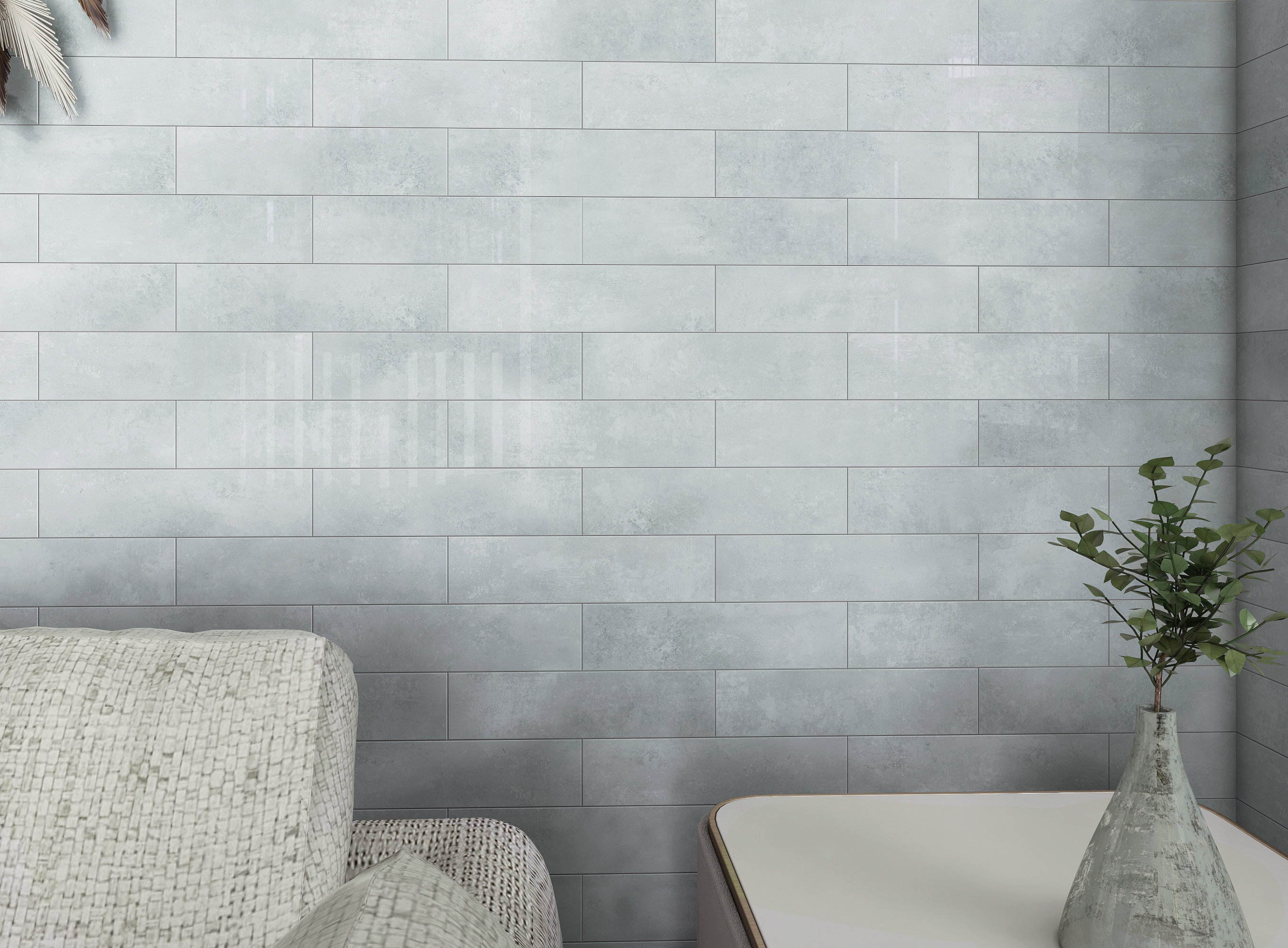 Colamo Crystal Glossy Peel And Stick Backsplash Subway Tile | Wayfair