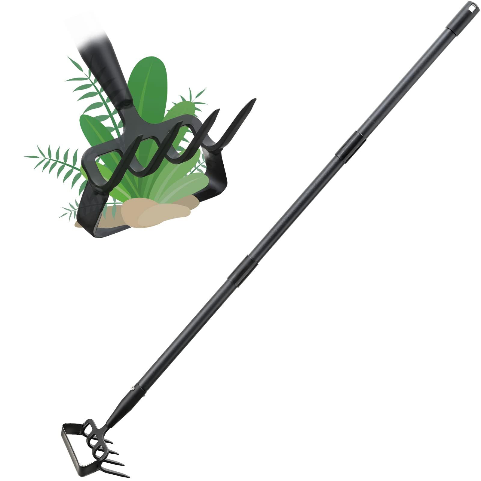 LinsCraft Stirrup Hoe And Cultivator Garden Tool Heavy Duty, Scuffle ...
