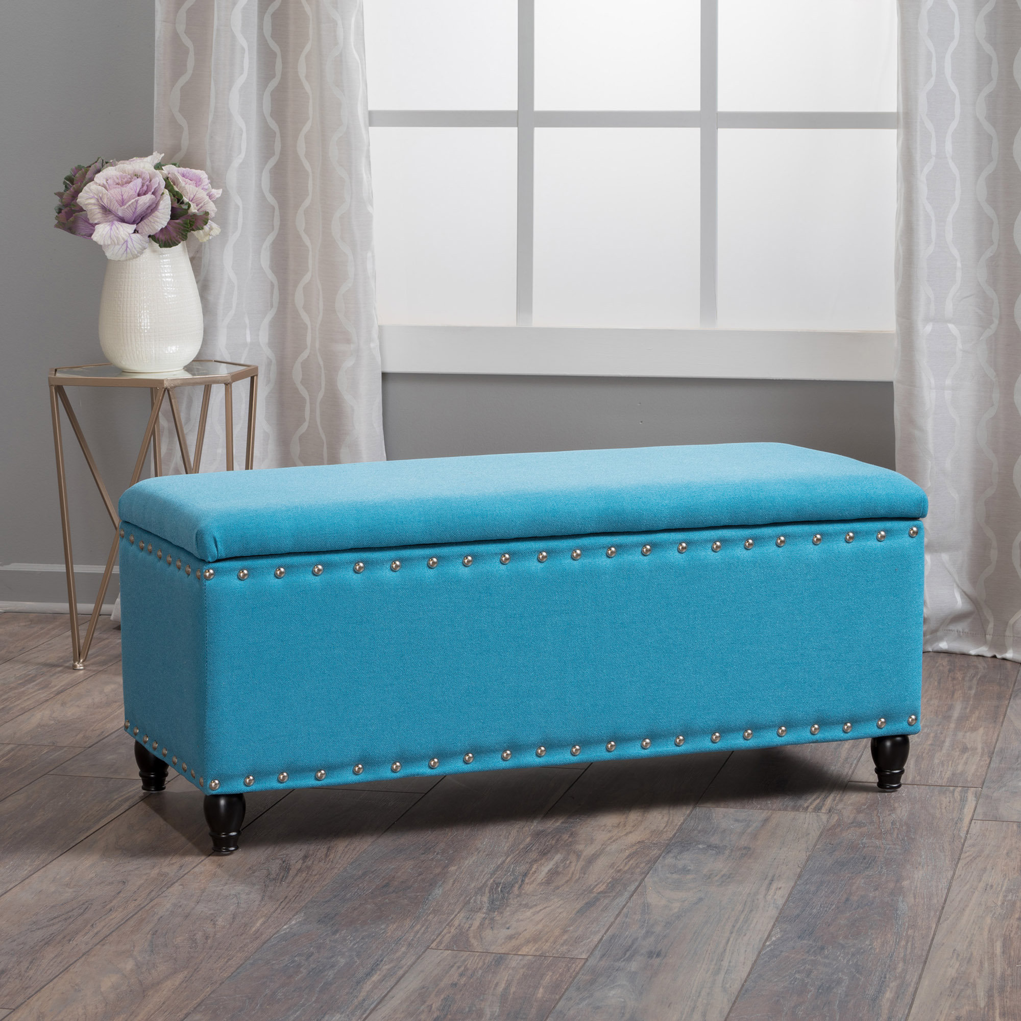Winston Porter Modern Storage Ottoman For Living Room Bedroom | Wayfair