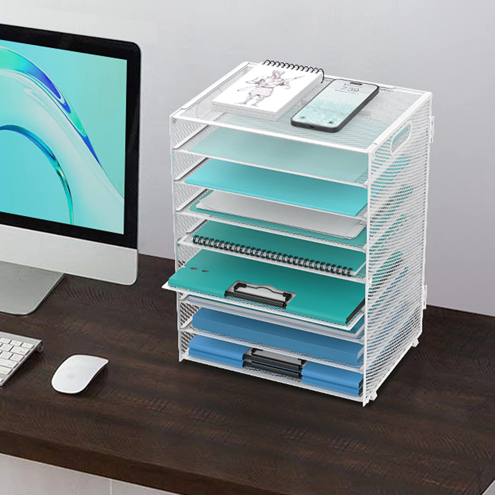 Rebrilliant Ridglee Metal File Organizer | Wayfair