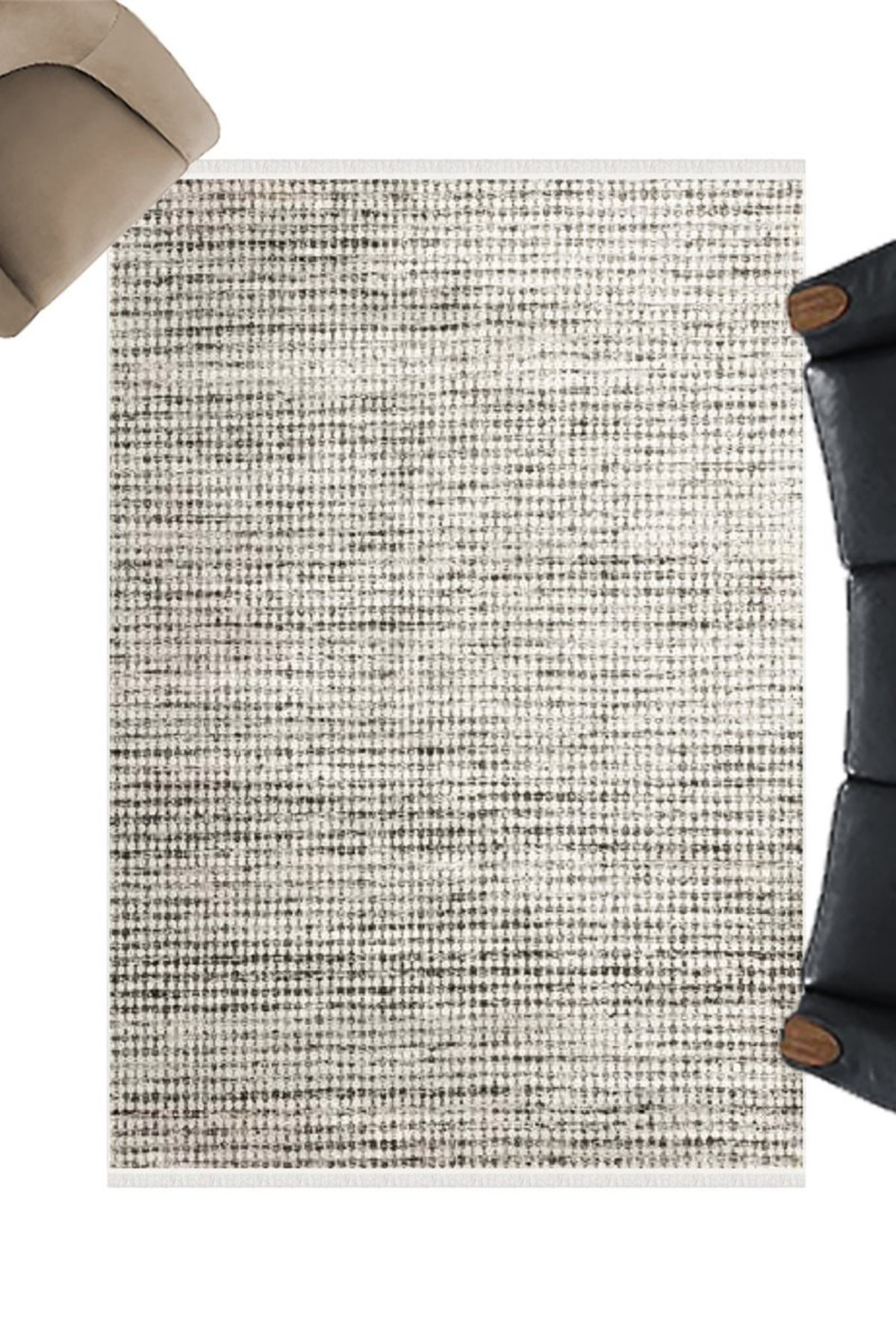 Rugpera Branna Beige Color Striped Design Carpet Machine Woven ...